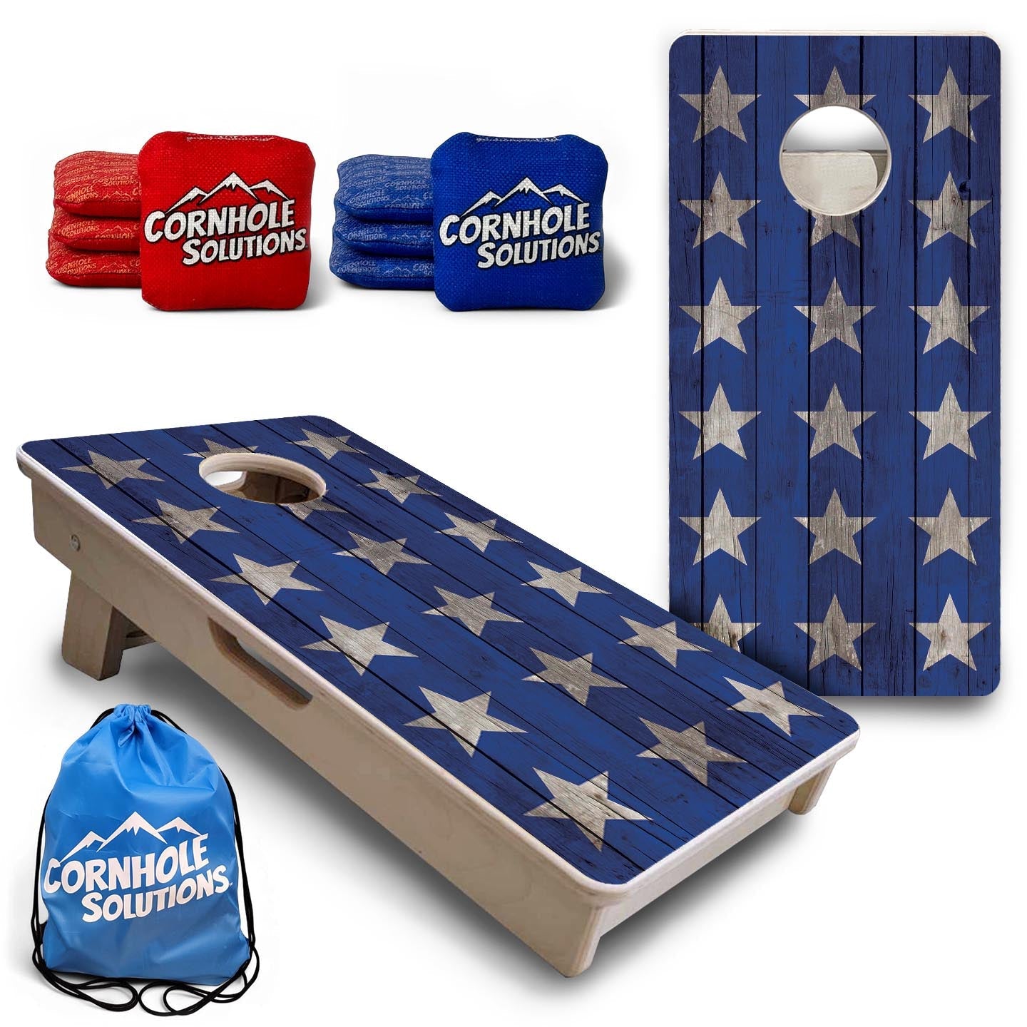 Large Colorful Stars - Mini or Vacation Size Cornhole Boards – Dirty ...