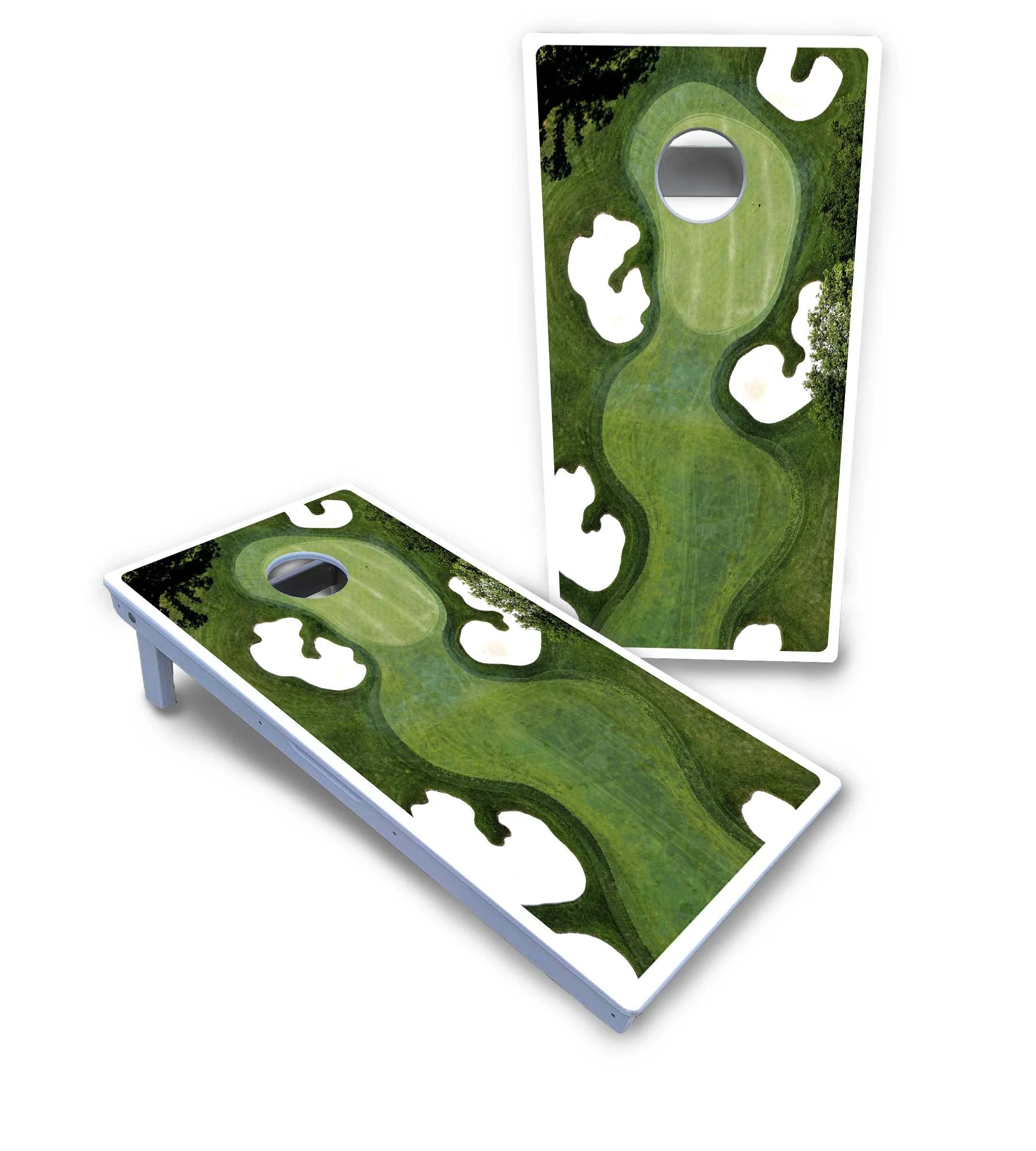 Cornhole Boards - All Weather Series - Golf Course Design – Dirty Bags ...