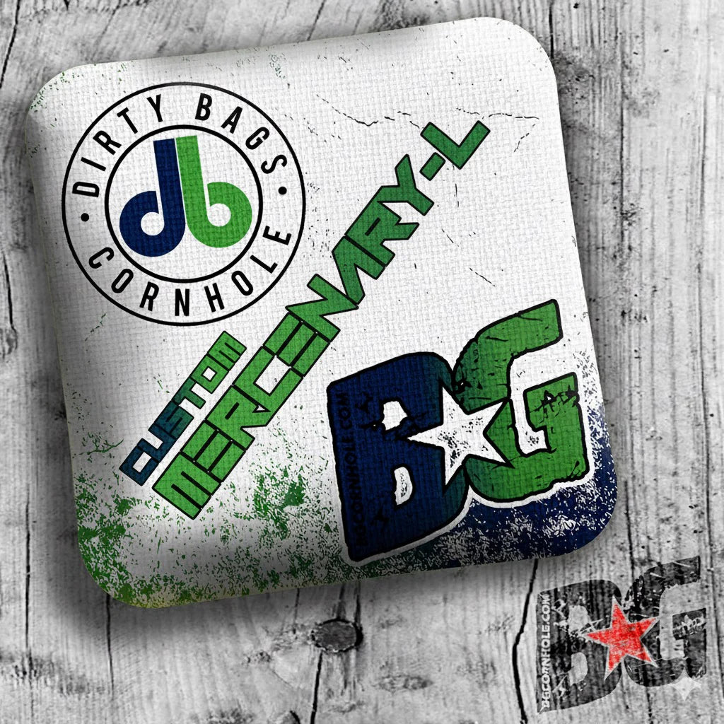Custom BG Cornhole Mercenary L Bags – Dirty Bags Cornhole