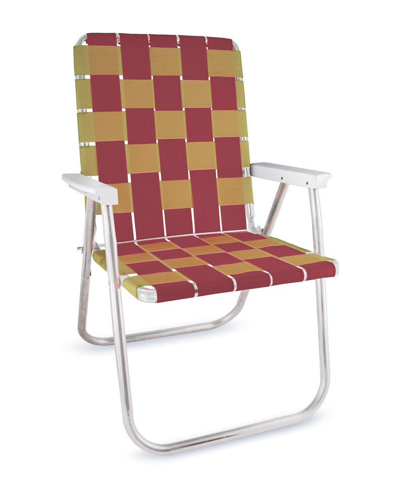 Burgundy & Gold Classic Chair – Dirty Bags Cornhole