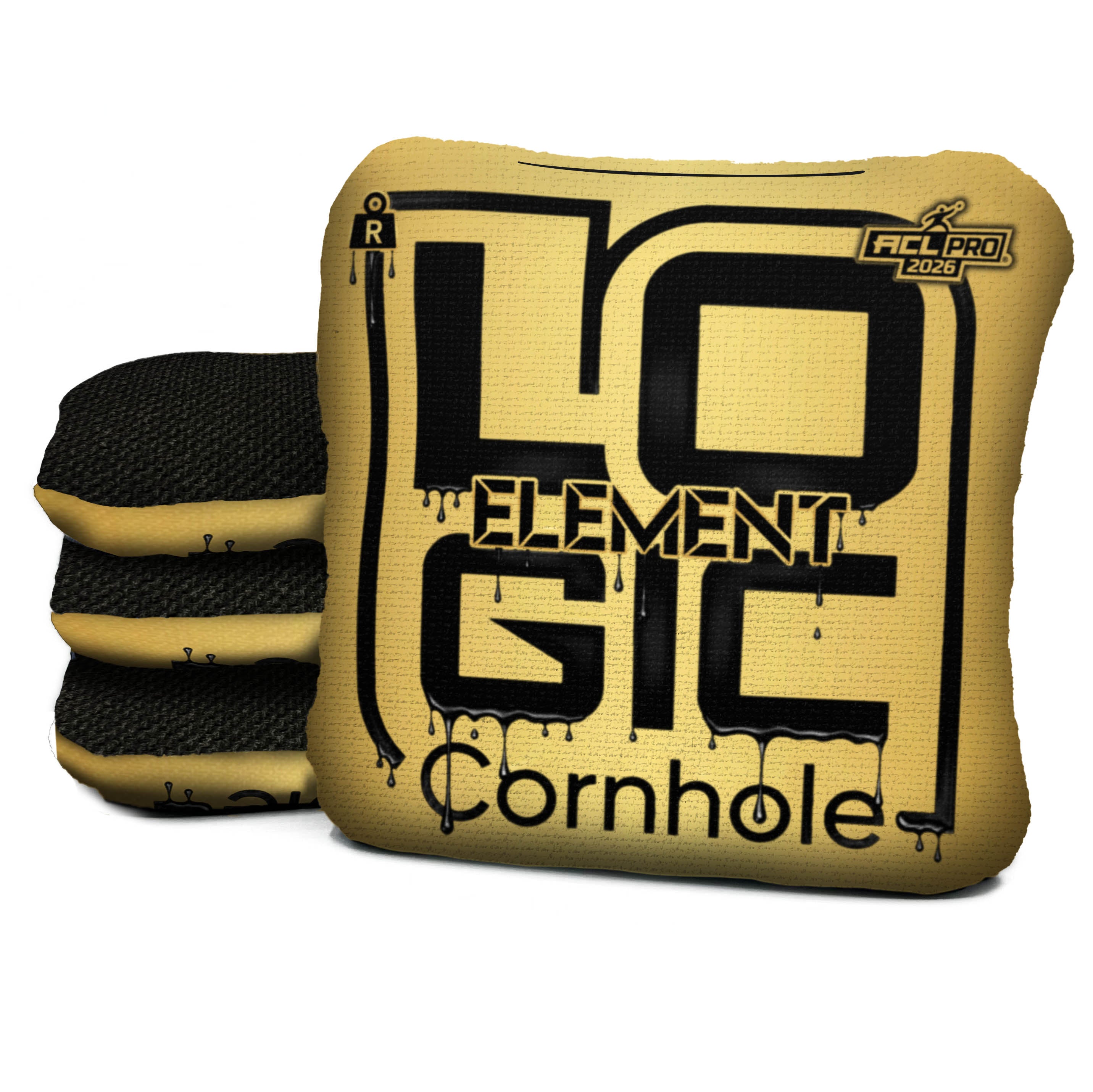 GOLDEN - ELEMENT - ACL PRO 2026 BAGS - Set of 4 bags – Dirty Bags Cornhole