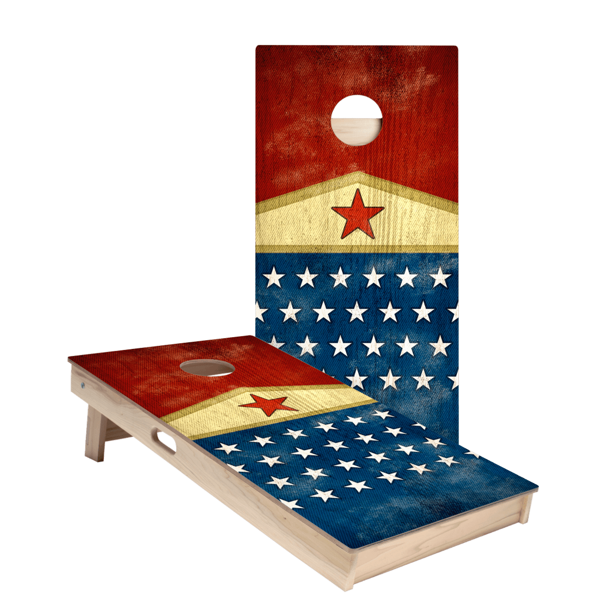 American Stars Star Cornhole Boards – Dirty Bags Cornhole