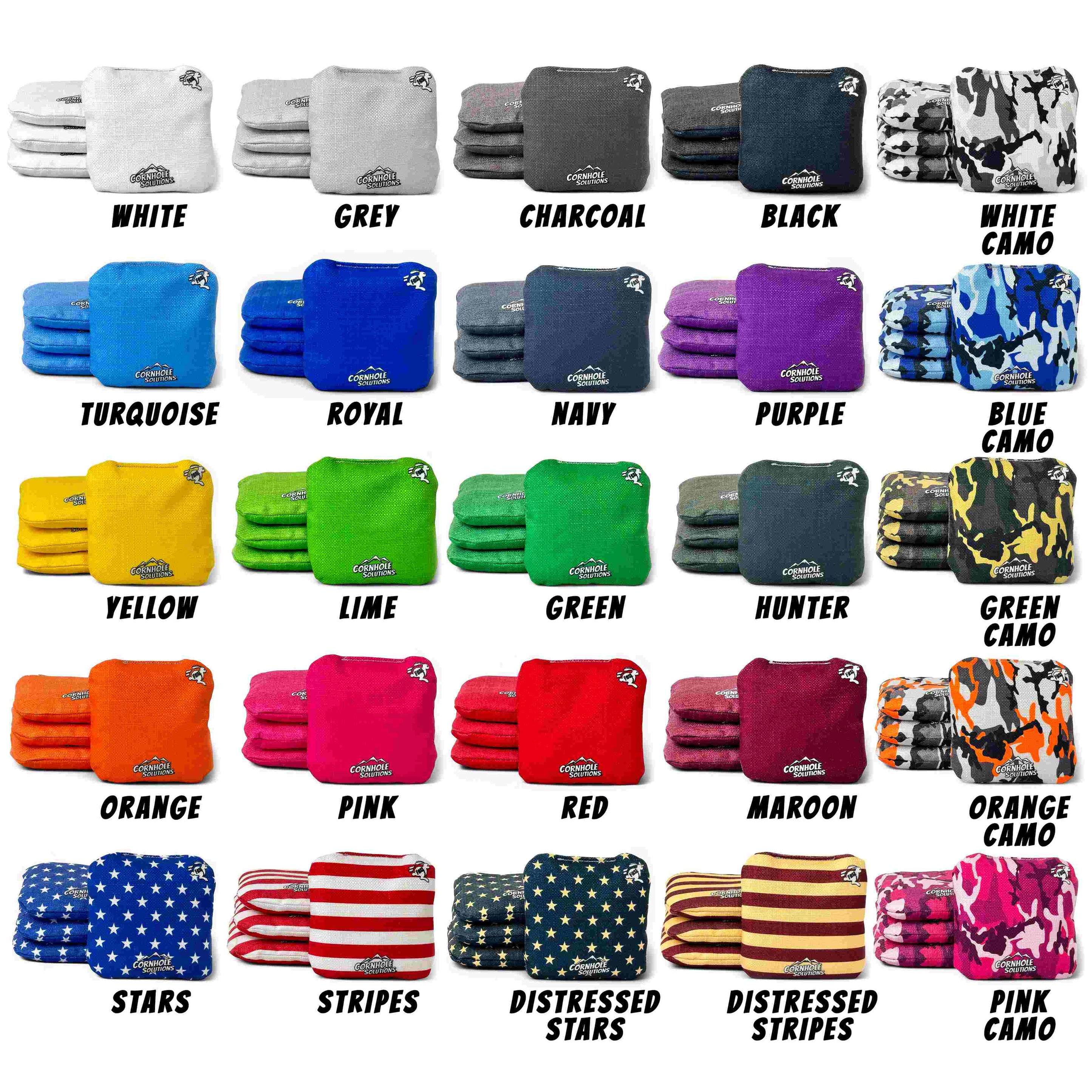 Bulk Rec Cornhole Bags – 12 Sets of 4 (48 Total Bags) – Dirty Bags Cornhole