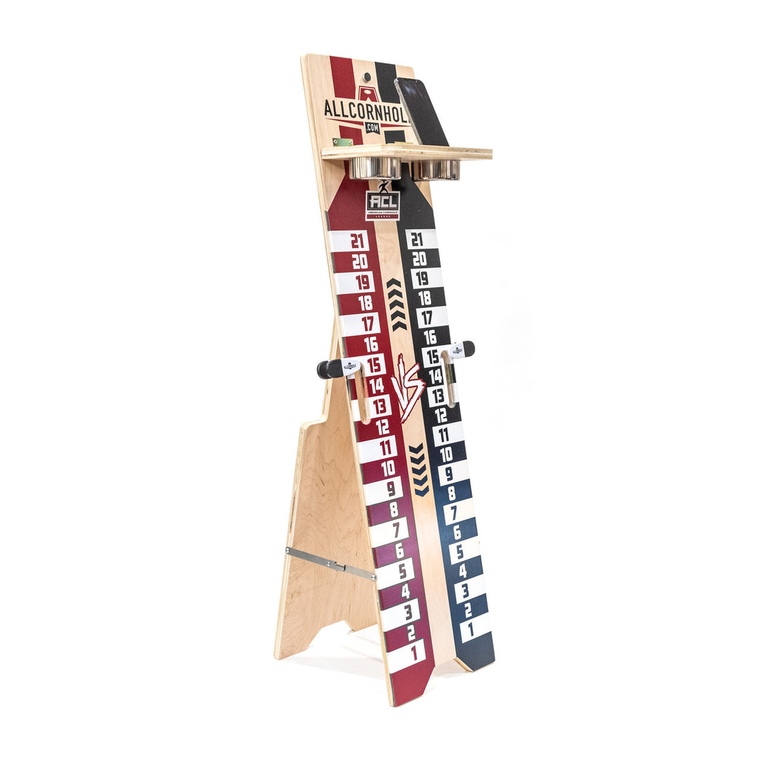 Cornhole Scoretower - AllCornhole Folding Score Station – Dirty Bags ...